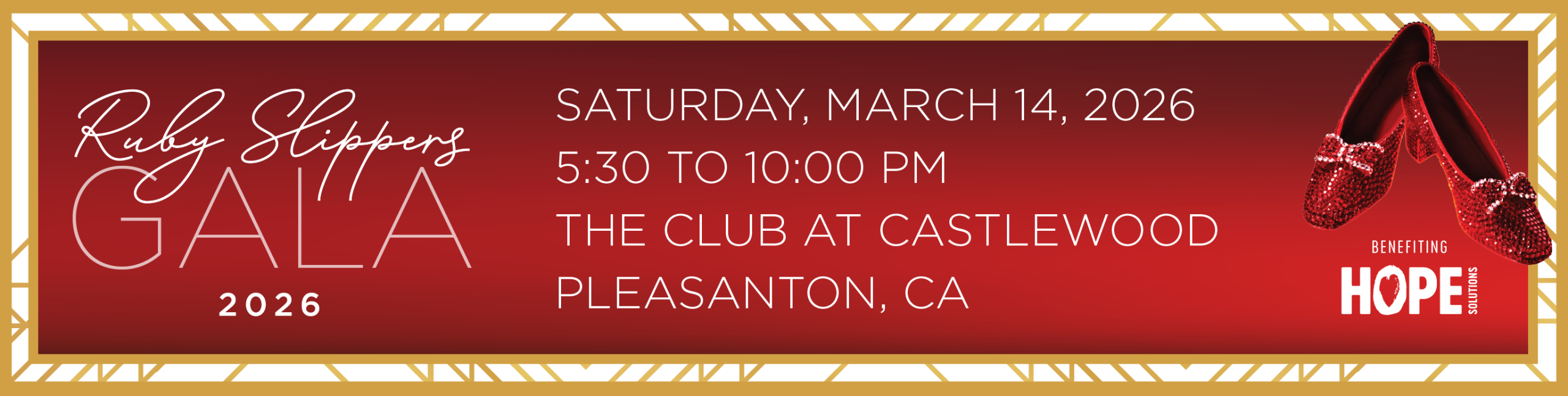Celebrate Home and Hope Together at the Ruby Slippers Gala - Hope Solutions